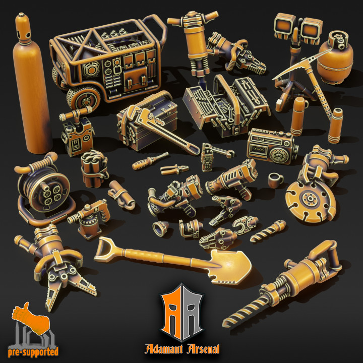 3D Printable Bits - SciFi Tools by Adamant Arsenal