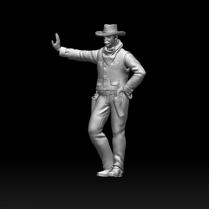 3D Printable COWBOY by Dmitry Tishchenkov