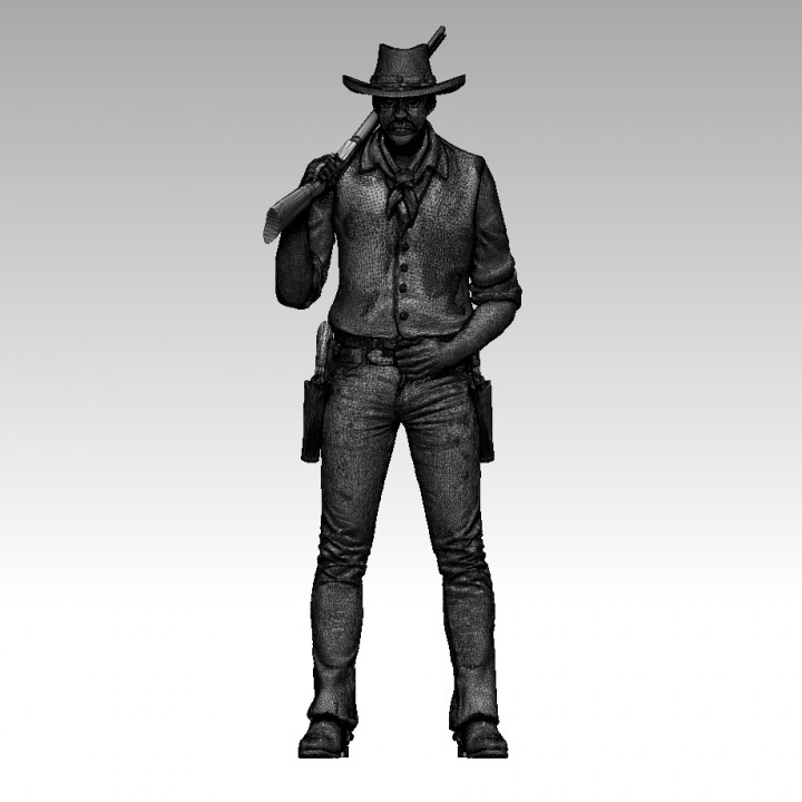 3D Printable COWBOY by Dmitry Tishchenkov