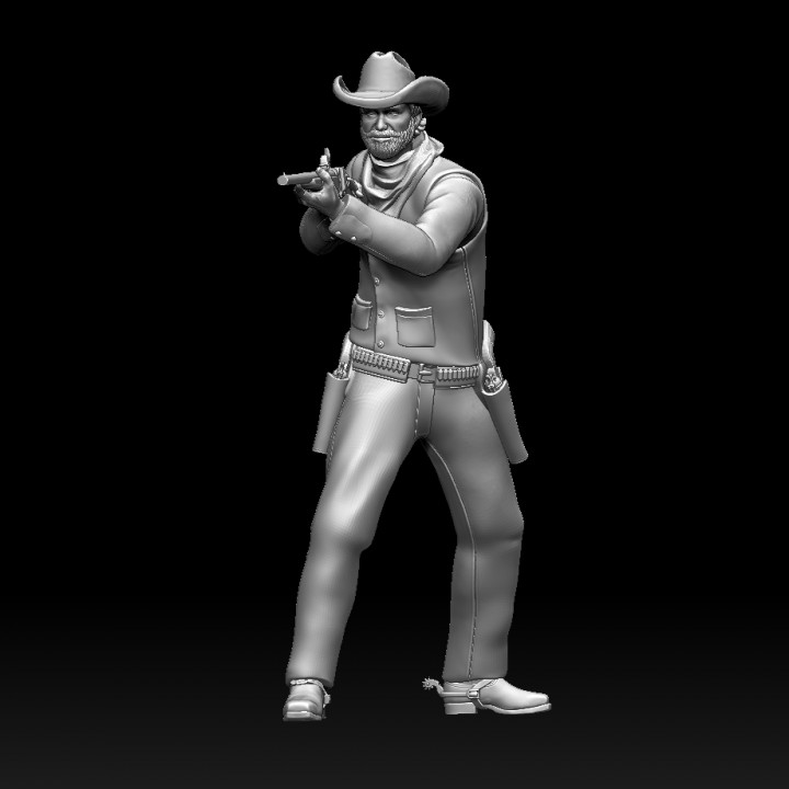 3D Printable COWBOY by 3Dimontis