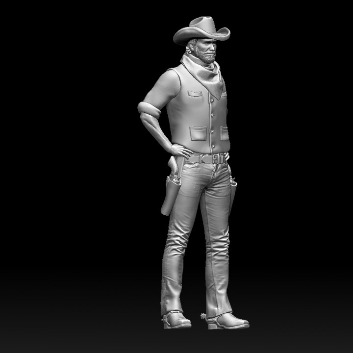 3D Printable COWBOY by Dmitry Tishchenkov