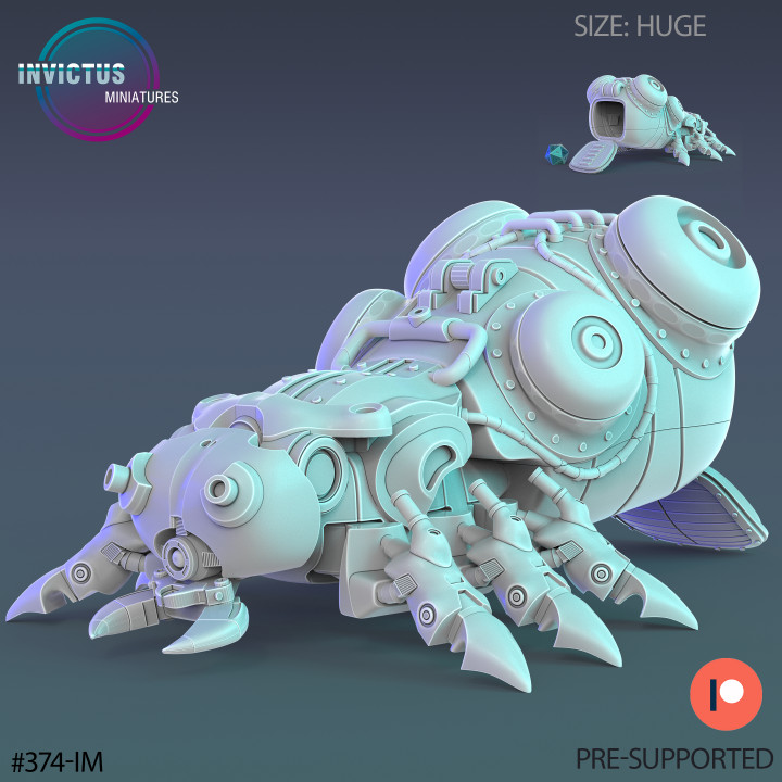 3D Printable Beetle Wagon & Buggy Car / Insect Tank / Space Insectoid ...