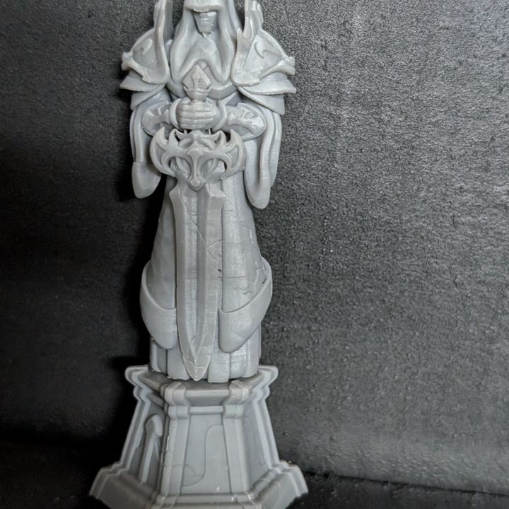 3D Print of Statue Exalted - Small by CONANBARBARIC