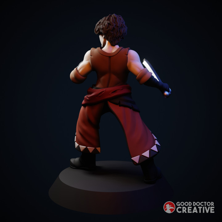 3D Printable Fear & Hunger - Mercenary Cahara by Good Doctor Creative 3D Printable Fear & Hunger - Mercenary Cahara by Good Doctor Creative