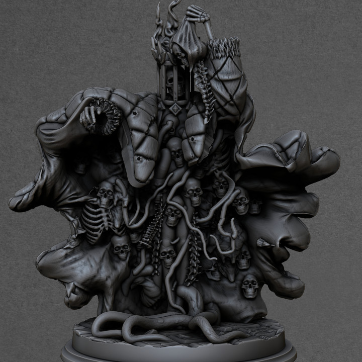 3D Printable SEWER DEATH FAN ART by BROKEN SWORD MINIATURES
