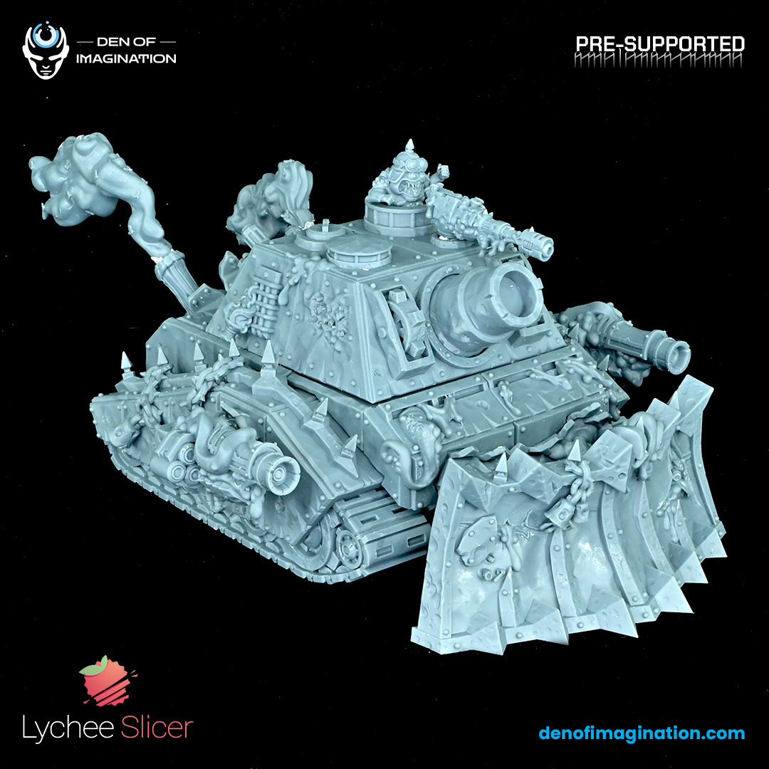 3D Printable Chaos Plague - Plague Tank Multipart Set by WildMesh