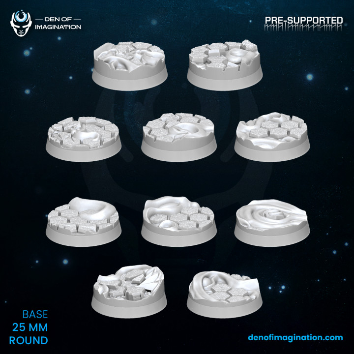 3D Printable Void Infestation Terrain Bases - Full Bundle by WildMesh