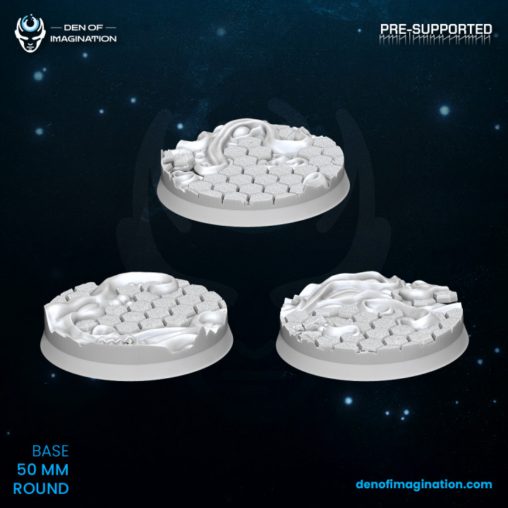 3D Printable Void Infestation Terrain Bases - Full Bundle by WildMesh