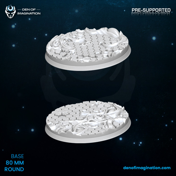 3D Printable Void Infestation Terrain Bases - Full Bundle by WildMesh