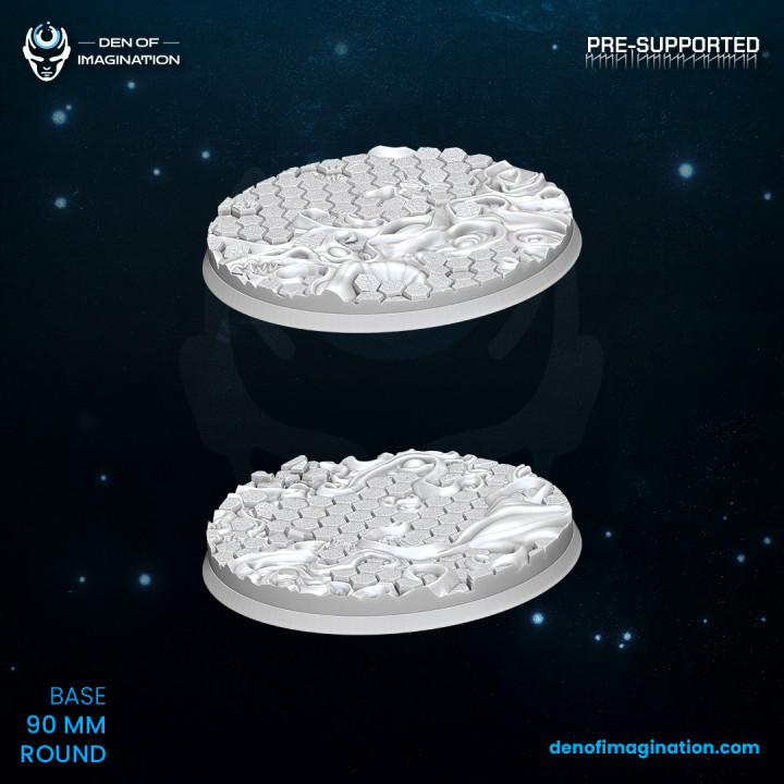 3D Printable Void Infestation Terrain Bases - Full Bundle by WildMesh