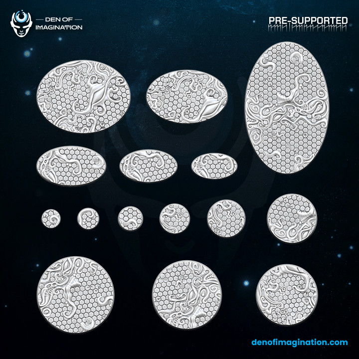 3D Printable Void Infestation Terrain Bases - Full Bundle by WildMesh