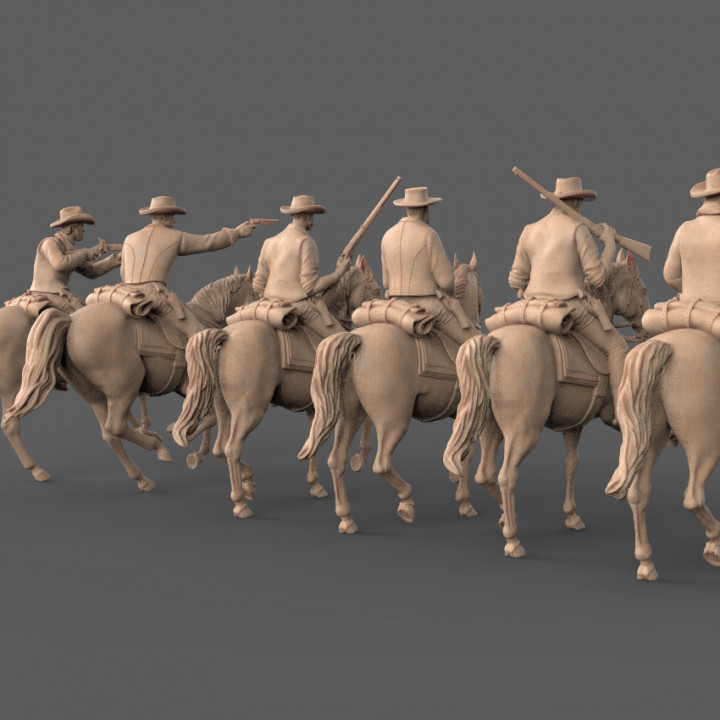 3D Printable COWBOYS by Dmitrii Tishchenkov