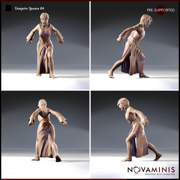 3d Printable Vampire Spawn 04 By Novaminis