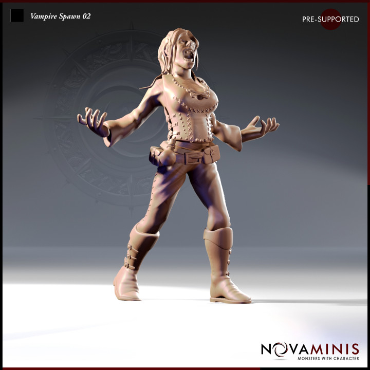 3d Printable Vampire Spawn 02 By Novaminis