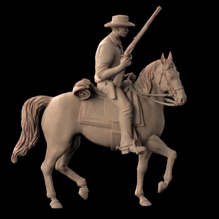 3D Printable COWBOY by 3Dimontis