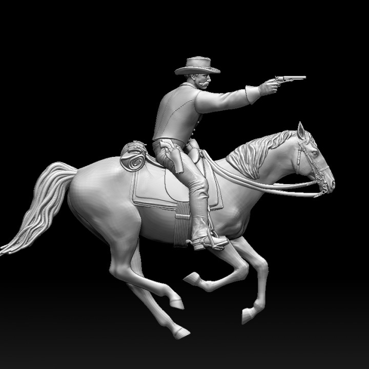 3D Printable COWBOY by 3Dimontis