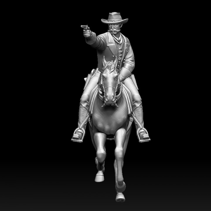 3D Printable COWBOY by 3Dimontis