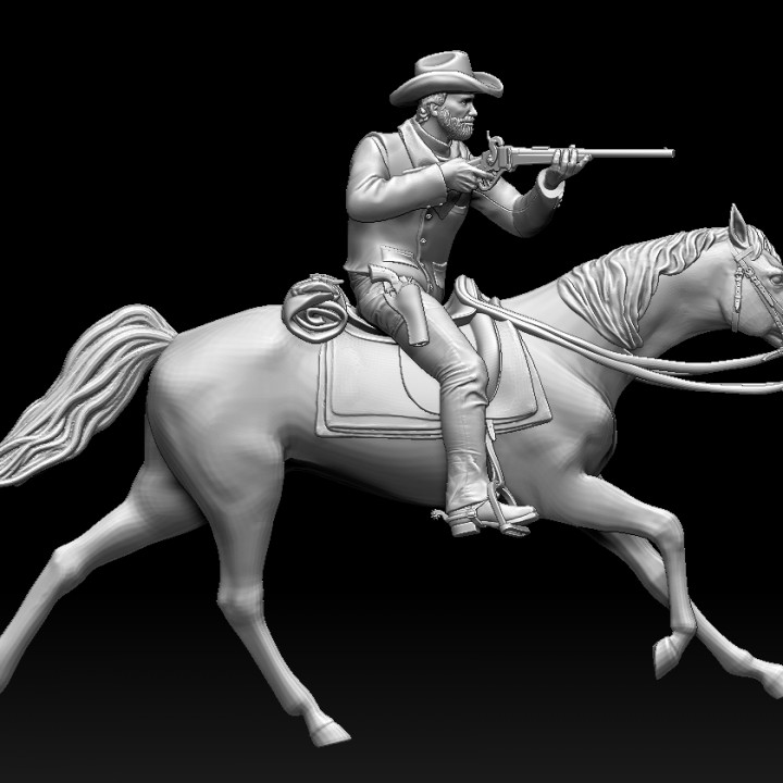 3D Printable COWBOY by 3Dimontis