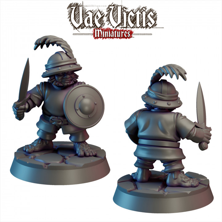 3D Printable Halfling #01 [PRE-SUPPORTED] by Vae Victis Miniatures