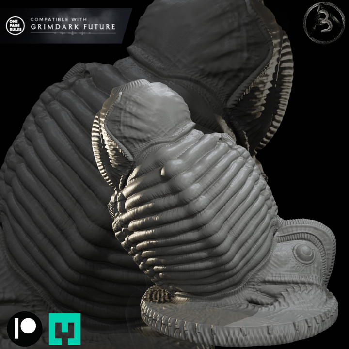 3D Printable TOA Cocoon of Desolation 50mm by bLUARt