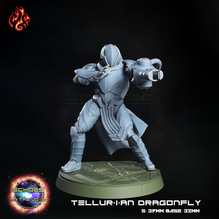 3D Printable Tellurian Dragonflies by Crippled God Foundry