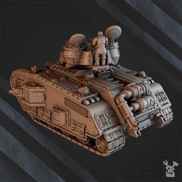 3D Printable Medium Battle Tank "Rapid Dagger" RD-77 by dakkadakka.store