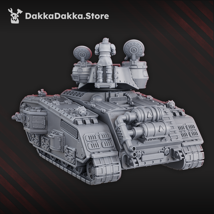 3D Printable Medium Battle Tank "Rapid Dagger" RD-77 by dakkadakka.store