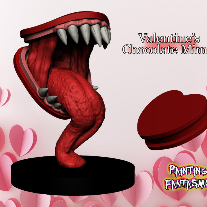 3D Printable Valentine's Chocolate Box Mimic by Studio Fantasms