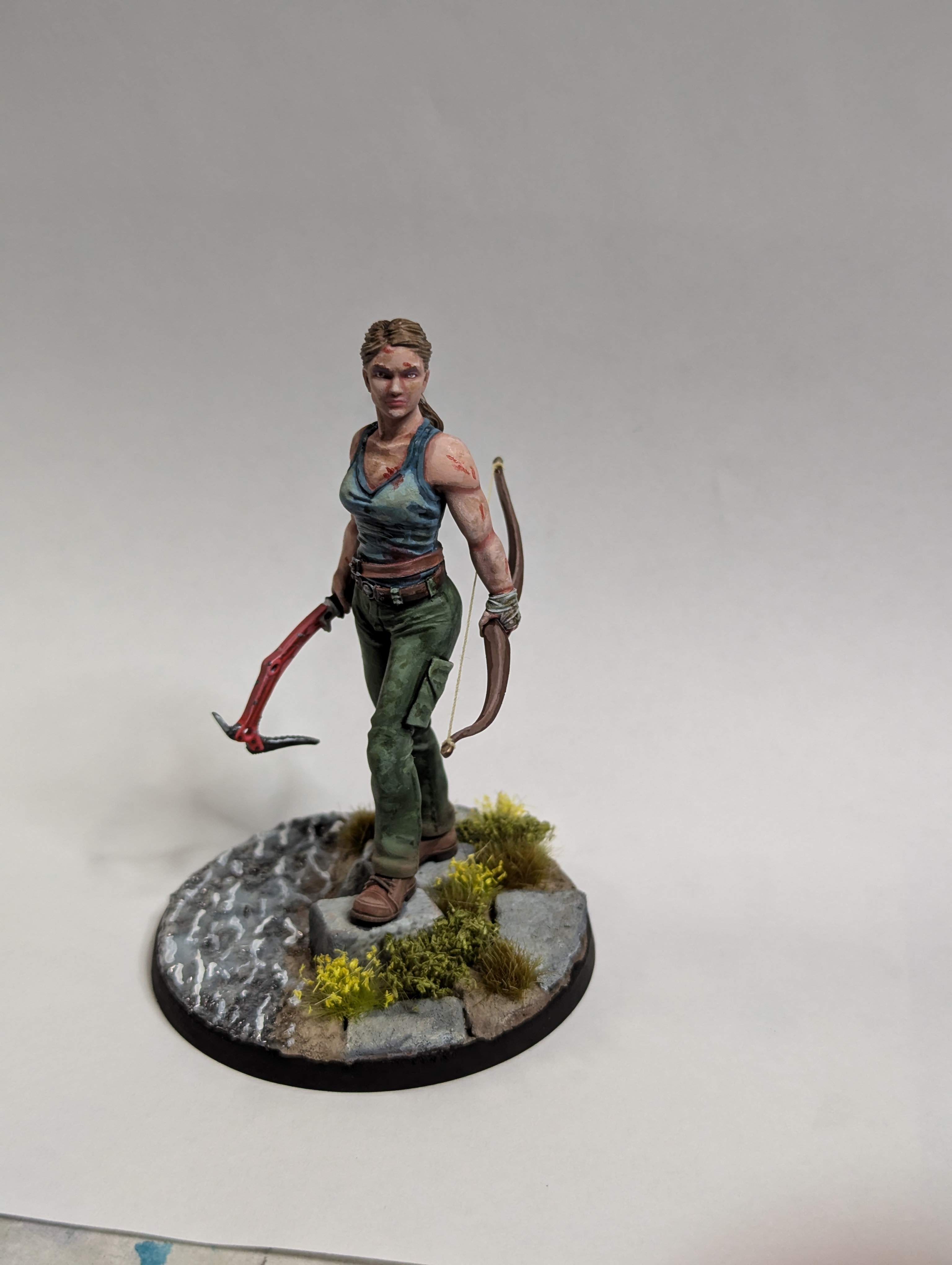3D Printable Sylvia the Spelunker 75mm by Bombshell Miniatures