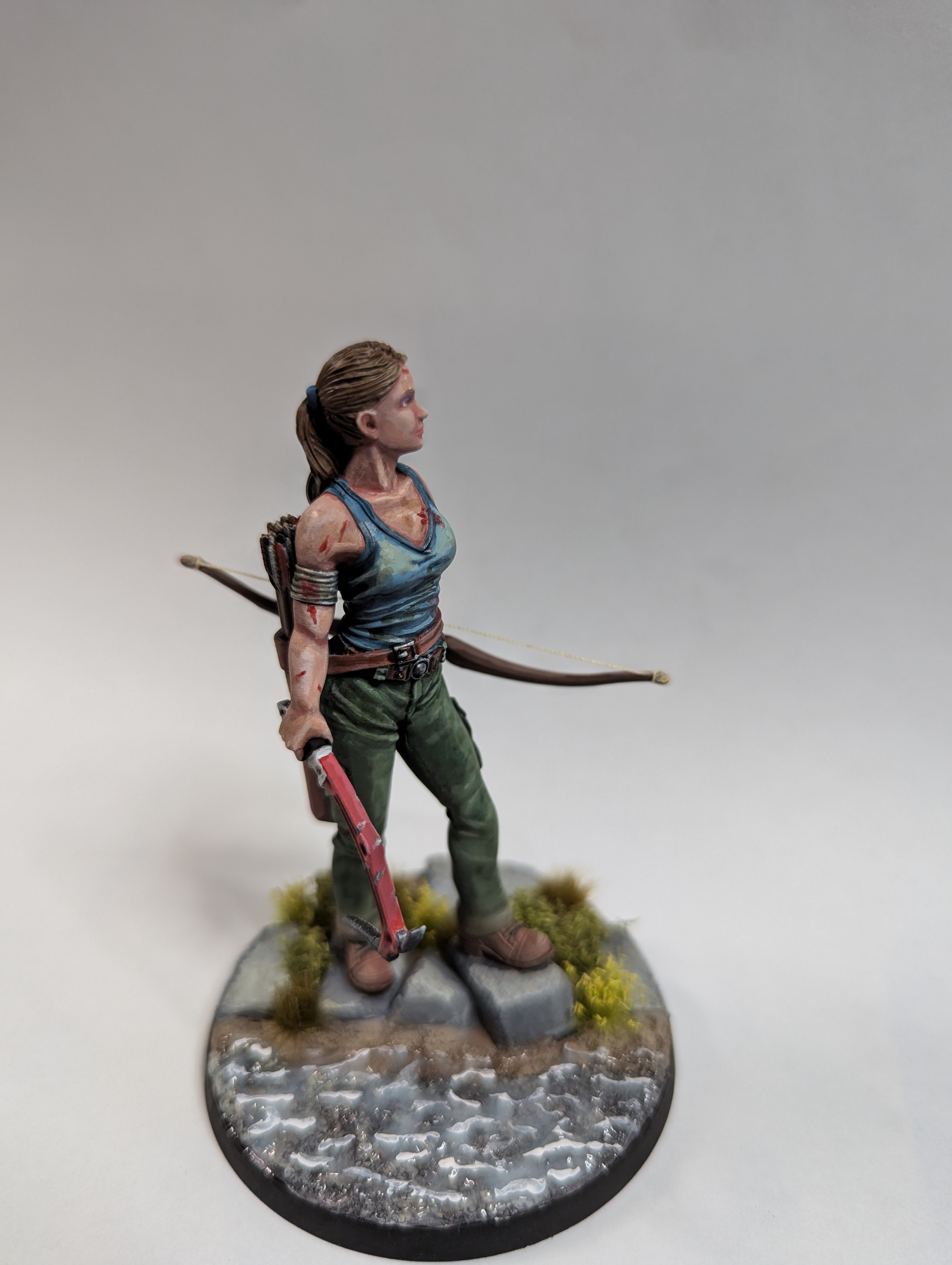 3D Printable Sylvia the Spelunker 75mm by Bombshell Miniatures