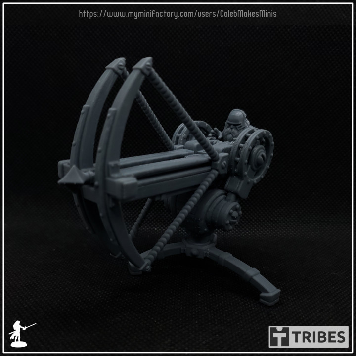 3D Printable Dwarf Bolt-Thrower [PRE-SUPPORTED] | Old Dwarves of the ...