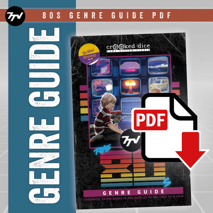3D Printable 7TV: 80's - Genre Guide by Karl Perrotton