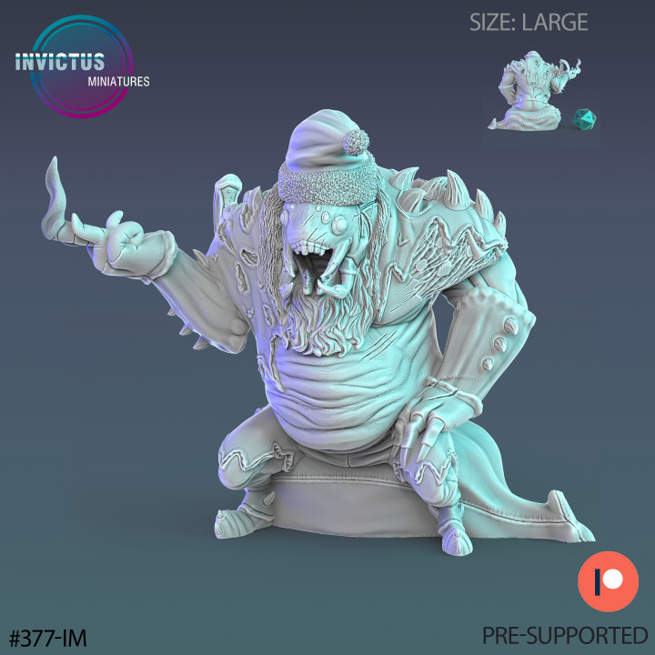 3D Printable Insectoid Santa Set / Space Beast / Cosmic Predator Insect ...