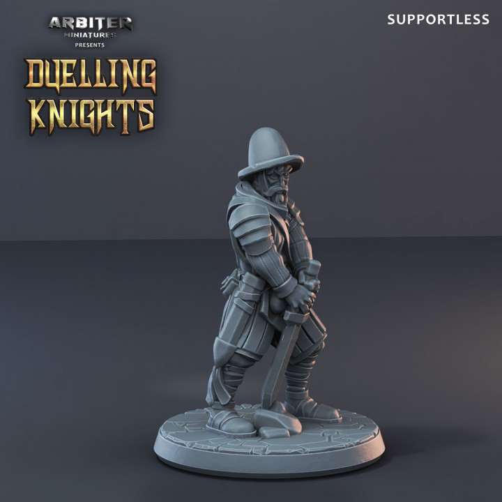 3D Printable Arbiter Miniatures Kickstarter 9: Dueling Knights ...