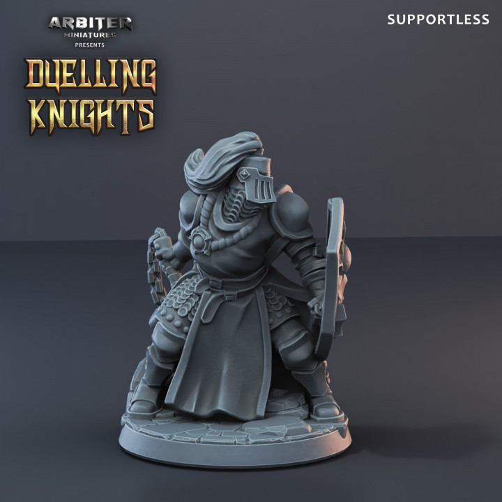 3D Printable Arbiter Miniatures Kickstarter 9: Dueling Knights ...