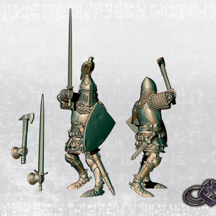 3D Printable "Radu I of Basarab, Voivod of Wallacchia on foot" by ...