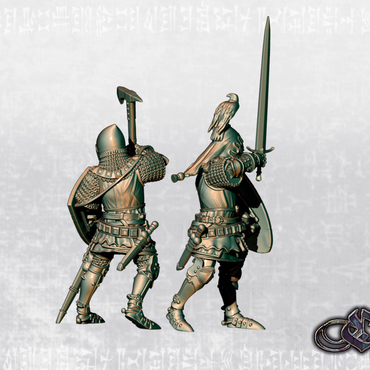 3D Printable "Radu I of Basarab, Voivod of Wallacchia on foot" by ...