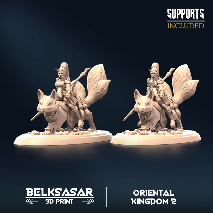 3D Printable Twilightshine Foxrider Set x3 All Variants by belksasar ...