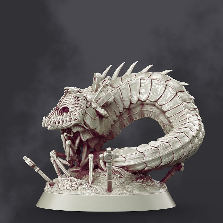 3D Printable Death Worm by TheSurrealFactory