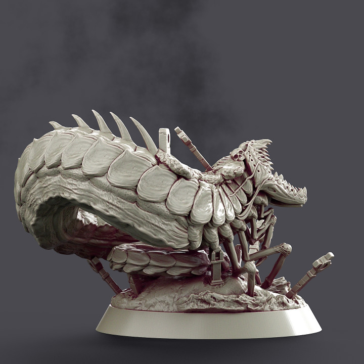 3D Printable Death Worm by TheSurrealFactory