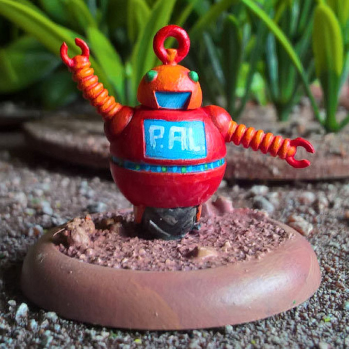 3D Printable P.A.L. Robot Assistant by Cold War Miniatures
