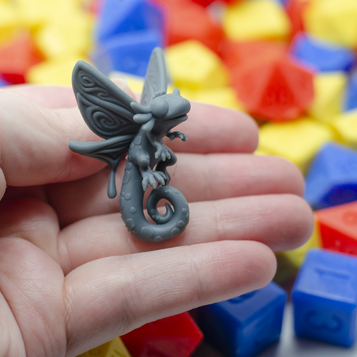 3D Printable Fairy Dragon - Whimsical Fey Pseudodragon! by Found Family ...