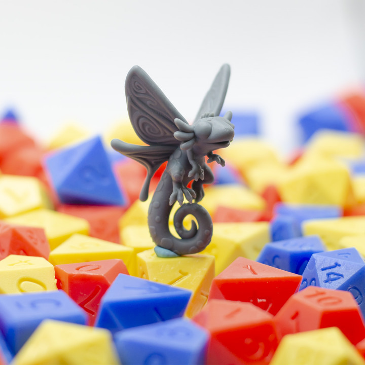 3D Printable Fairy Dragon - Whimsical Fey Pseudodragon! by Found Family ...