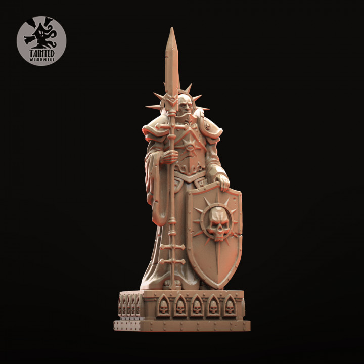 3D Printable Gothic Statues 2 by Tainted Windmill