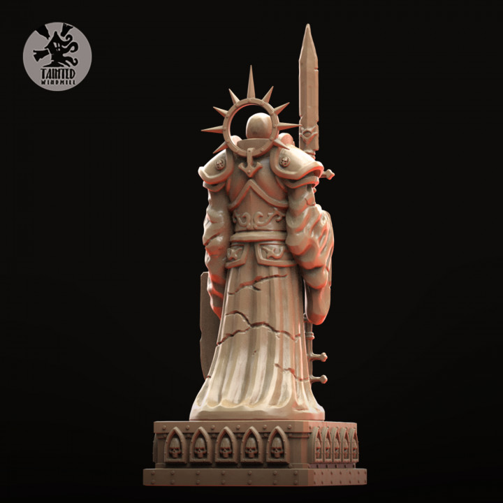 3D Printable Gothic Statues 2 by Tainted Windmill