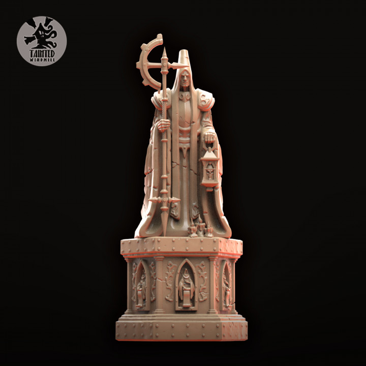 3D Printable Gothic Statues 2 by Tainted Windmill
