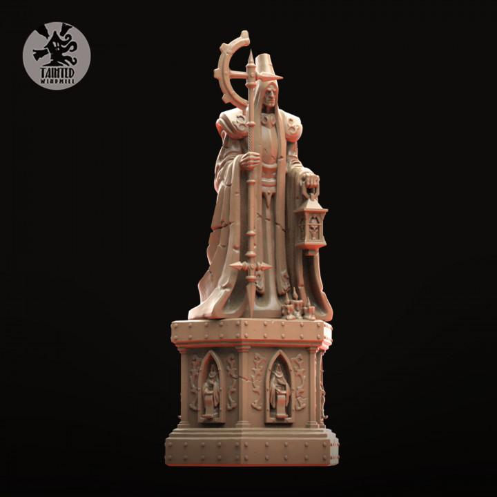 3D Printable Gothic Statues 2 by Tainted Windmill