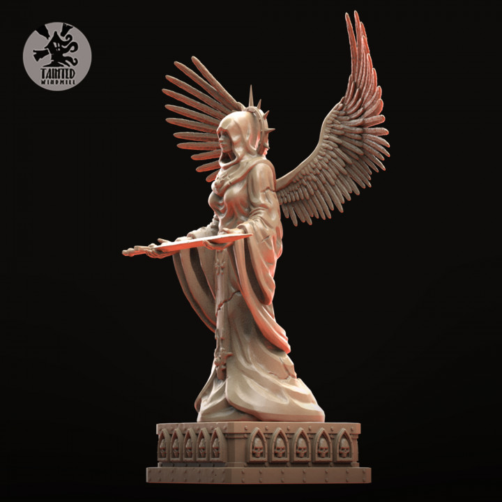3D Printable Gothic Statues 2 by Tainted Windmill