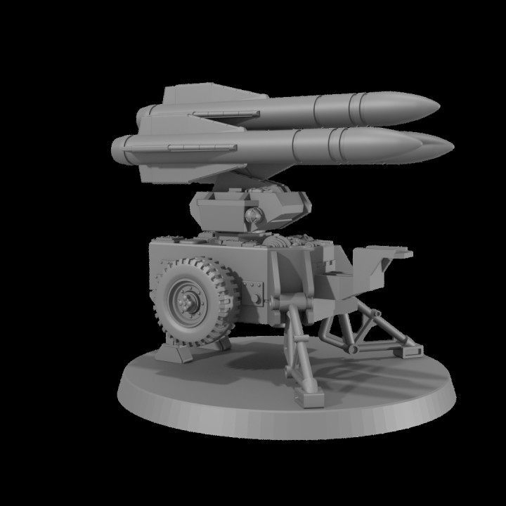 3D Printable Mobile Missile System 1 by Monstrous Encounters