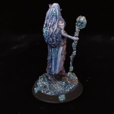 3D Printable Drow Arachnomancer - Irinia by DM Stash